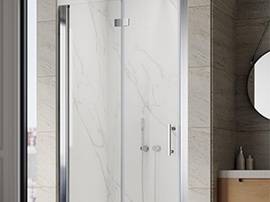 Cokritsm 2Pack Glass Shower Door Hinges 180 Degrees Glass Door Hinges Replacement Parts (‎Matte ...