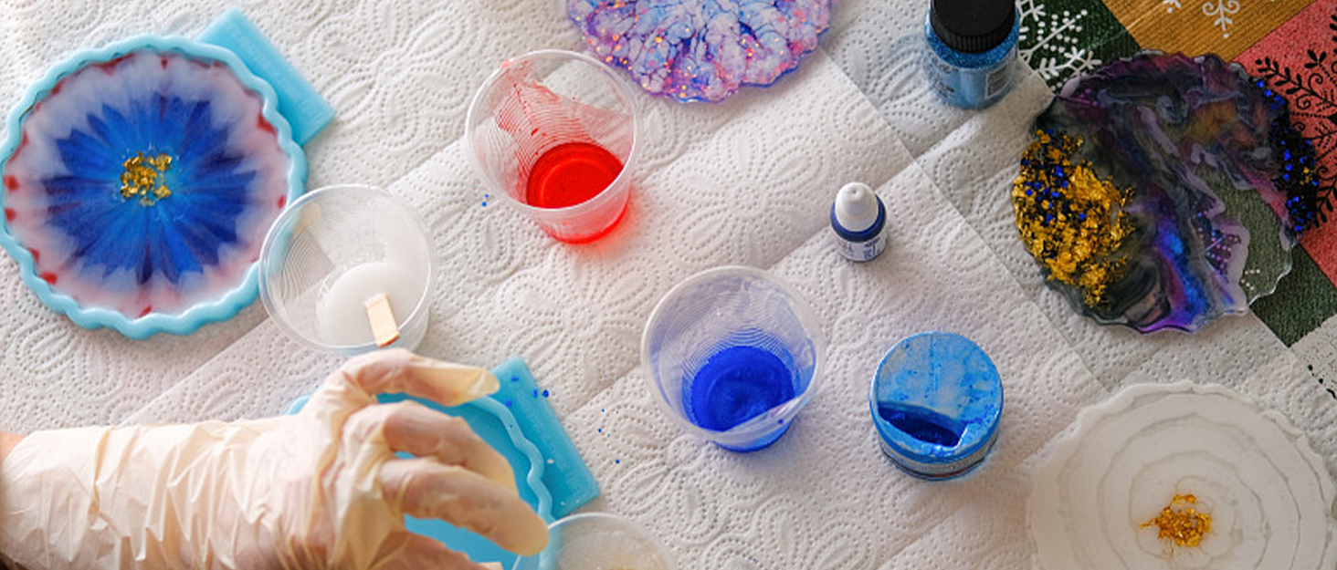 DEWEL 15 Farben × 10ml Epoxidharz Farbe Metallic Epoxy Resin Farbe Pulverfarbe Seifenfarbe ...