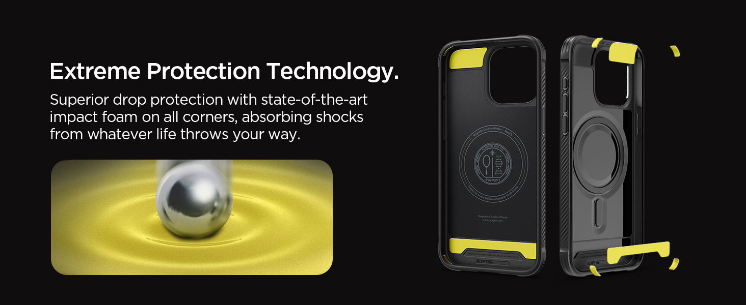 Amazon.com: Spigen Rugged Armor MagFit Designed for iPhone 15 Pro Case (2023) [Military-Grade ...