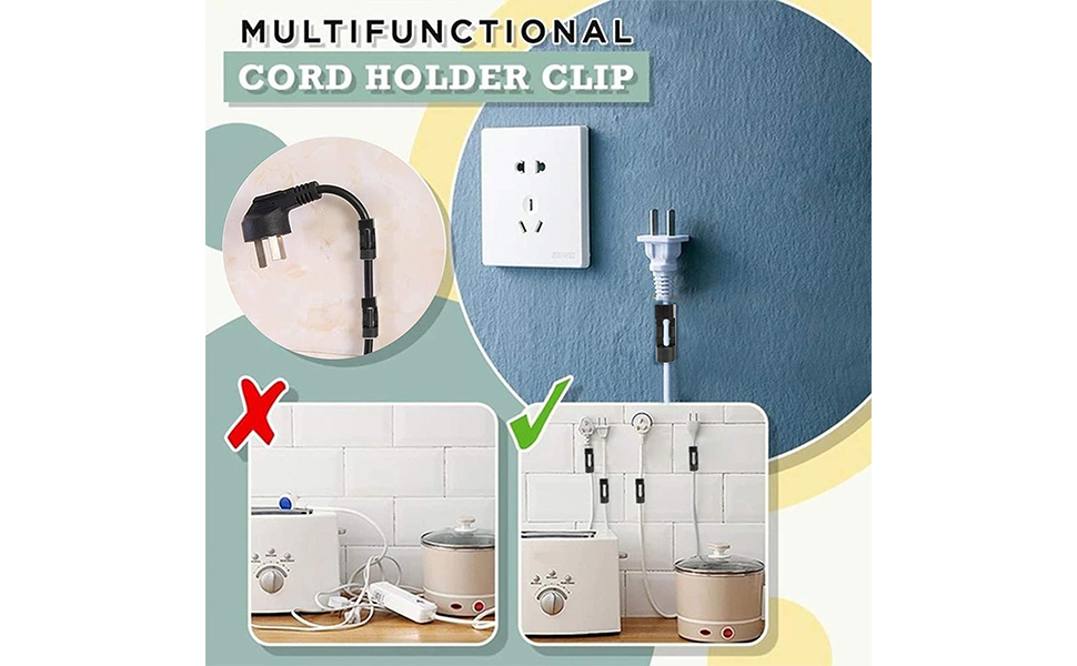 60Pcs Strong Self-Adhesive Cable Clips, Mount Round Plastic Outdoor ...