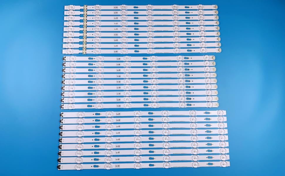 Amazon.com: PANMILED 27 Pieces LED Backlight Strips for Samsung 75'' TV UN75JU6500FXZA ...