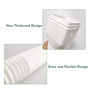 Amazon.com : MINDULLE 2 Pack Gutter Downspout Extensions, 21-58 inches ...