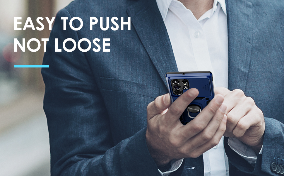 Fewdew for S23 Ultra Case, Galaxy S23 Ultra Case with Slide Camera Cover & 360° Rotating ...