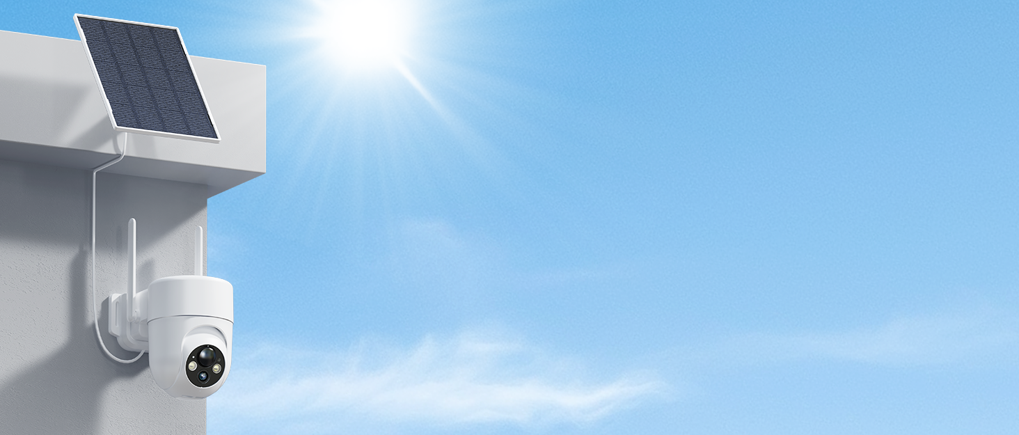 LIWAN Security Cameras Wireless Outdoor, 2K Solar Security Camera Outdoor, Camera Surveillance ...