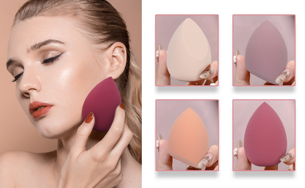 Amazon.com: GoodSing 8PCS Beauty Makeup Sponges Blender Set, Makeup Sponge Under Eyes Blender ...