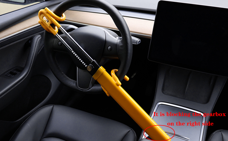 Amazon.com: Steering Wheel Lock, Anti-Theft Device with Adjustable ...