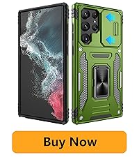 Amazon.com: Gritup for Galaxy-S22-Ultra-Case with Slide Camera Cover + [HD Screen Protector×2 ...