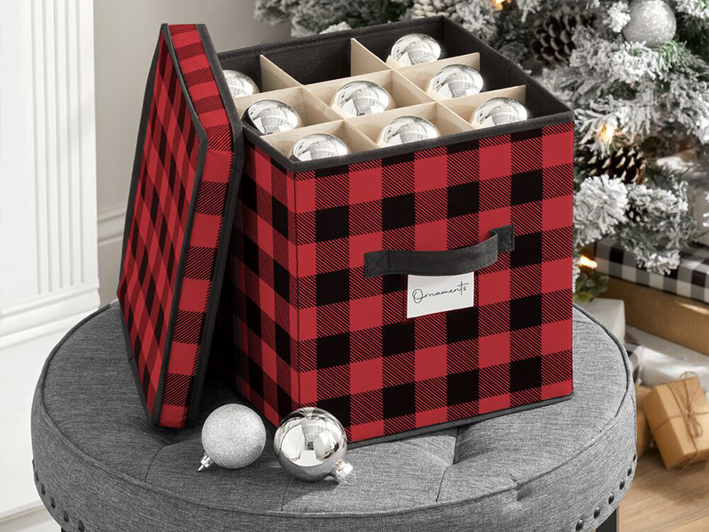 Amazon.com - mDesign Holiday Storage Box for Gift Wrapping and Bows ...