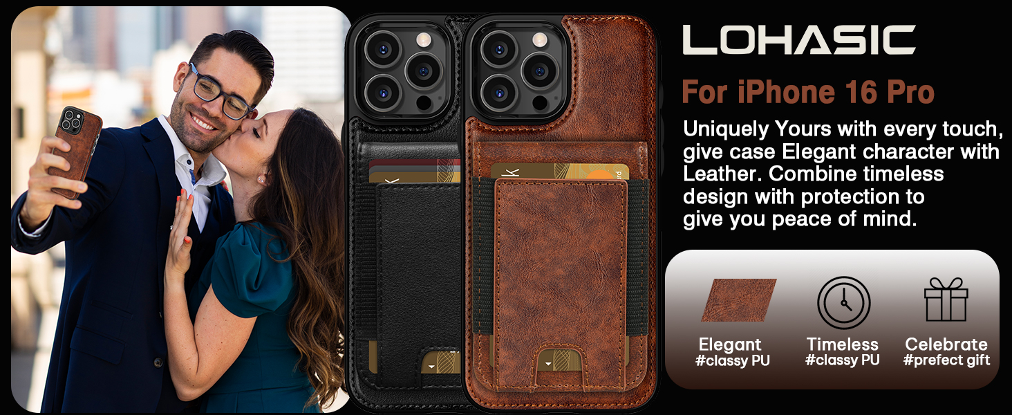 Amazon.com: LOHASIC Compatible with MagSafe for iPhone 16 Pro Wallet Case, Magnetic Detachable ...