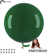 Amazon.com: PartyWoo Hunter Green Balloons, 127 pcs Dark Green Balloons Different Sizes Pack of ...