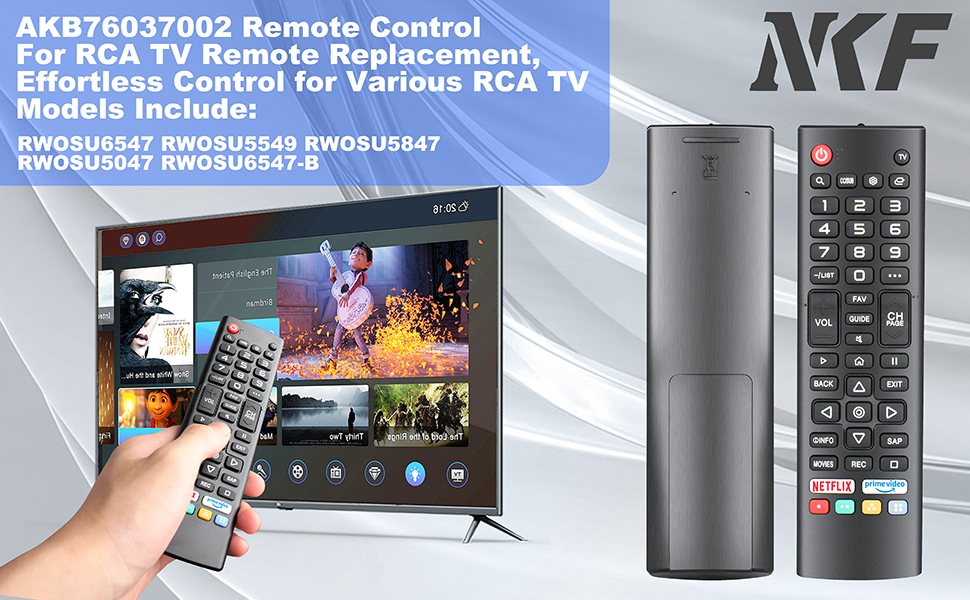 Amazon.com: AKB76037002 Remote Control for RCA TV Remote Replacement ...