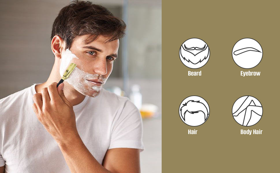 Amazon.com: FEISIER Straight Razors for Men, Professional Straight ...