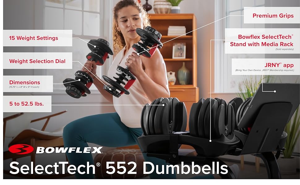 Bowflex SelectTech 552 Dumbbells : Amazon.ca
