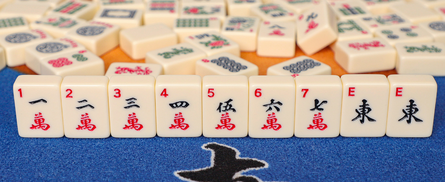 Amazon.com: GUSTARIA Set of American Mahjong Tiles, 166 American Mah Jongg Tiles with Ivory ...