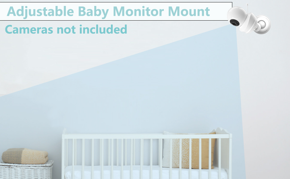 Amazon.com: Derbir Flexible Baby Monitor Mount Stand Compatible with Babysense Max View V43/ HD ...