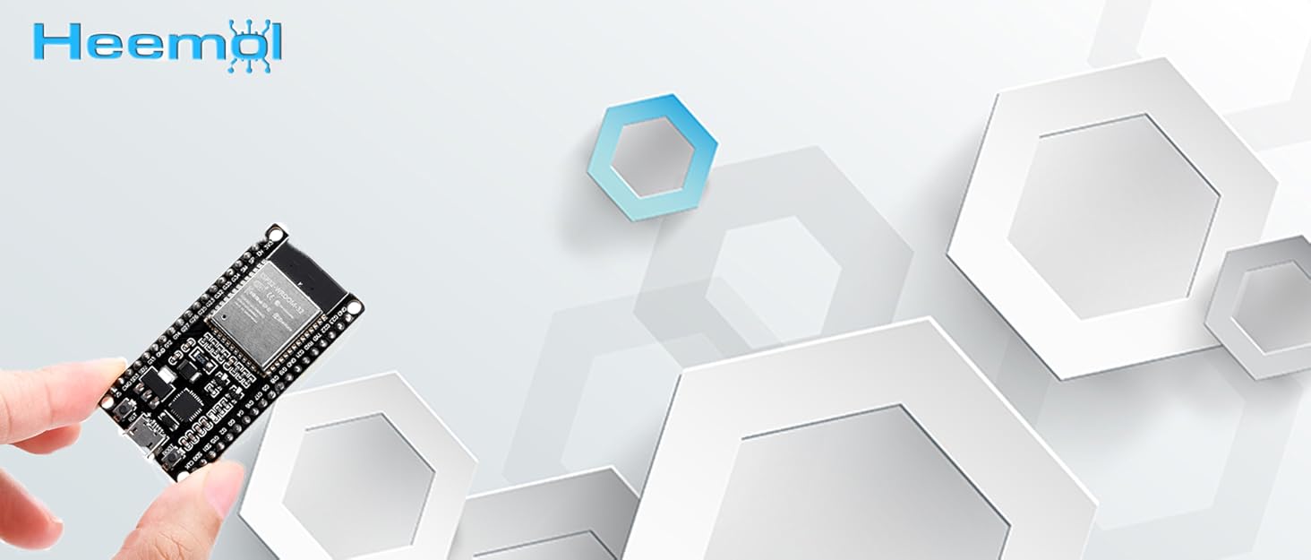 2 Pieces 38pin USB C ESP32 NodeMCU WiFi Bluetooth Module ESP32 WROOM 32 ...