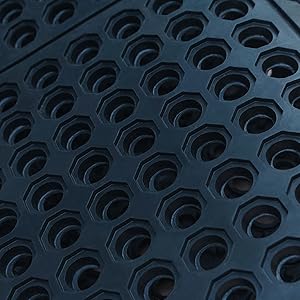 Amazon.com: Commercial Rubber Floor Mats & Matting 3FT x 5FT Anti ...