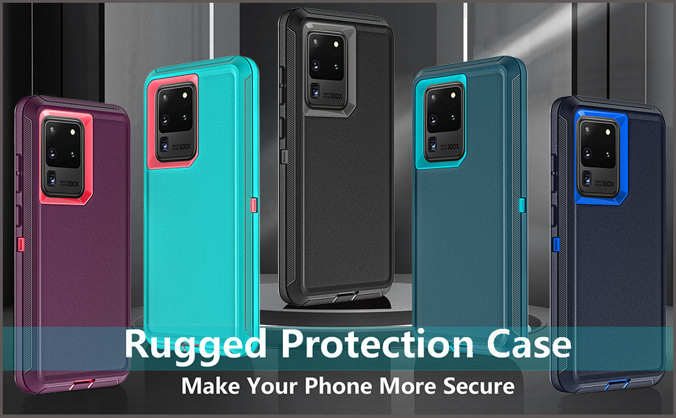 Amazon.com: YKHJKLEC for Samsung Galaxy S20 Ultra Case, with 2Pcs [Self Healing Flexible TPU ...