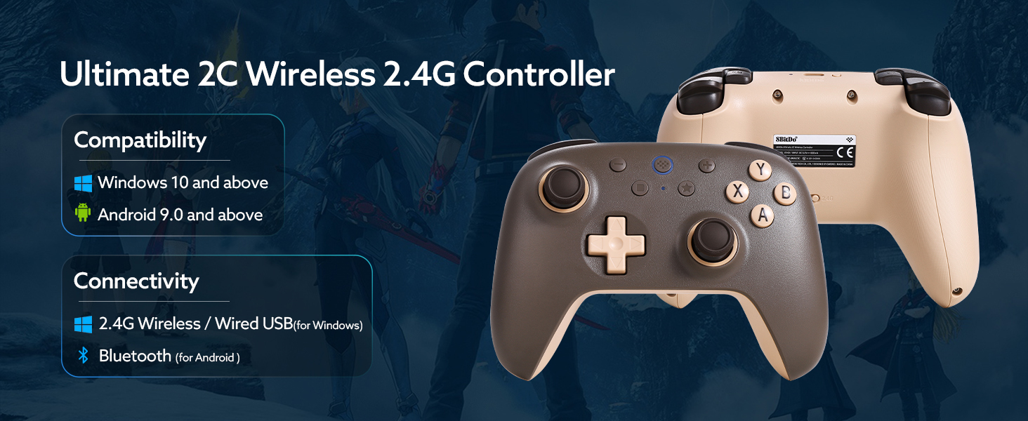 Amazon.com: 8Bitdo Ultimate 2C Wireless Controller for Windows PC and ...
