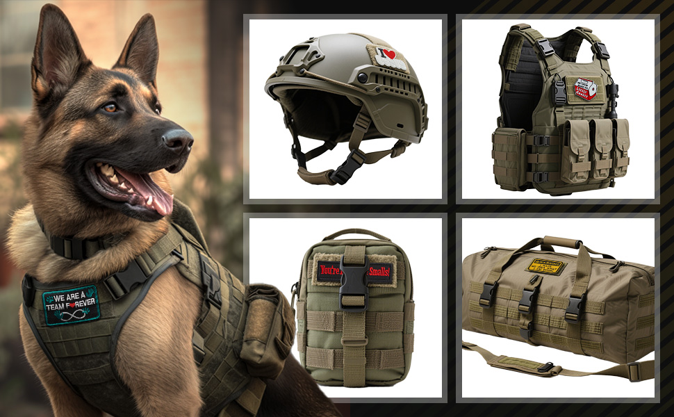 Amazon.com: TACVEL 20Pcs Random Hook and Loop Tactical Patches, Funny Meme Patch Morale Patch ...