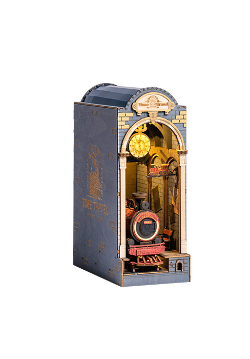 Amazon.com: rowood Book Nook,DIY Book Nook Kits for Adults,3D Wooden Puzzle Bookend Miniature ...