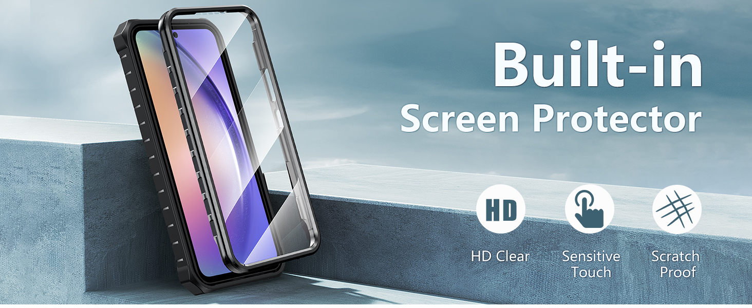 Amazon.com: FNTCASE for Samsung Galaxy A54-5G Case: Dual Layer Protective Shockproof Cover ...