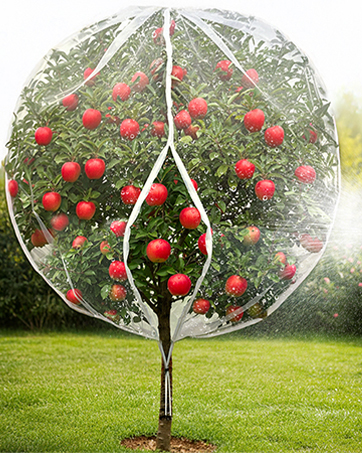 Amazon.com : 2 PCS Large Fruits Tree Netting Cover for Garden, 6.6 x 8.2 ft Insect Bird Barrier ...