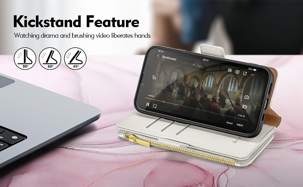 Amazon.com: Antsturdy Compatible with Samsung Galaxy A14 5G Case Wallet with Card Holder Women ...