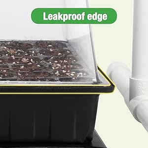 Amazon.com : SOLIGT [Upgraded 1020 Size] Seed Starter Kit with Grow Light and Heat Mat - Strong ...