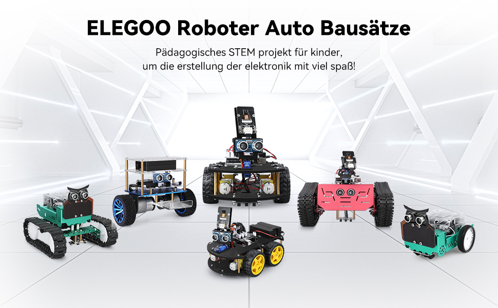 ELEGOO Smart Robot Tank Kit Kompatibel mit Arduino IDE Elektronik ...