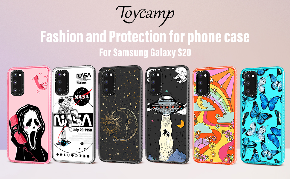 Amazon.com: Toycamp Case for Samsung Galaxy S20 6.2 Inch | for Women, Cute Flamingo Cartoon ...