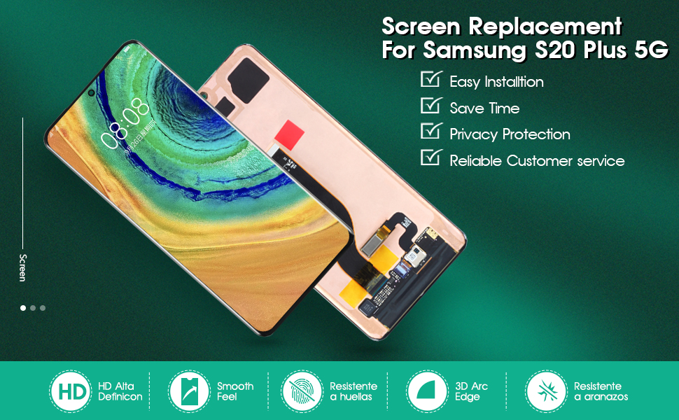 Amazon.com: Original for Samsung Galaxy S20+ 5G Screen Replacement for Samsung S20 Plus 5G LCD ...