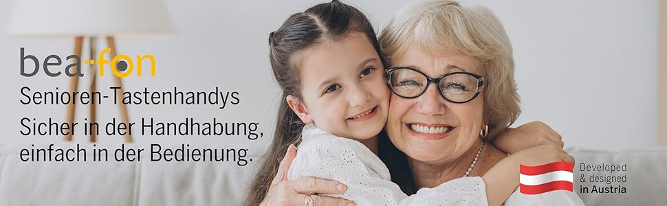 Beafon, SL605, Silverline, Klapphandy, Seniorenhandy mit SOS Notruftaste, Handy, Tastenhandy ...