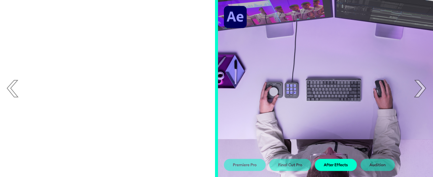 Logitech Mx Creative Console 9 Customizable Lcd Keys Stream Deck Accessories