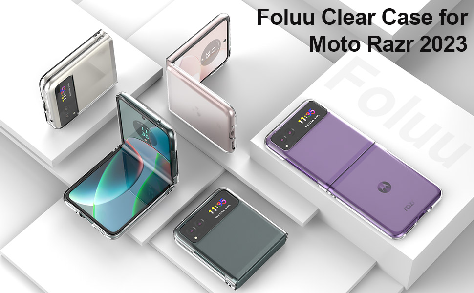 Amazon.com: Foluu Case for Motorola Razr 2023 [Not fit Razr Plus 2023], Moto Razr 2023 Phone ...