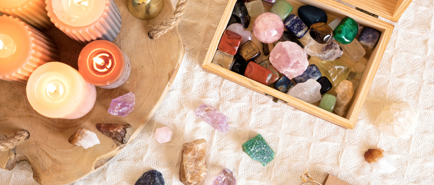 Amazon.com : Amethyst Wind Chimes with Bracelet, 26” Amethyst Crystal ...