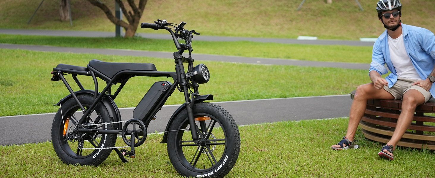 OUXI V8 Bicicleta eléctrica para Adultos, Bicicleta de montaña eléctrica con Motor de 750 W, 48 ...
