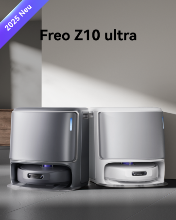 NARWAL Freo Z10 Ultra robotstøvsuger med aftørringsfunktion, 18.000 Pa sugeevne, dynamisk ...