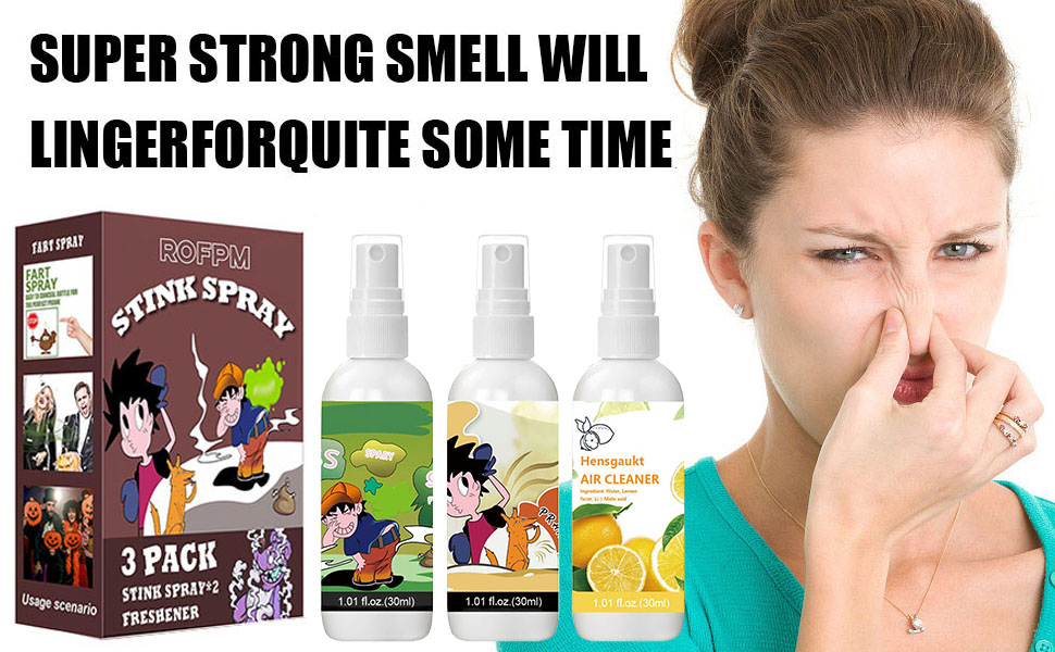 ROFPM Stink Spray, Extra Strong Stink Spray for Adult Pranks, Stink Liquid Spray for Prank ...