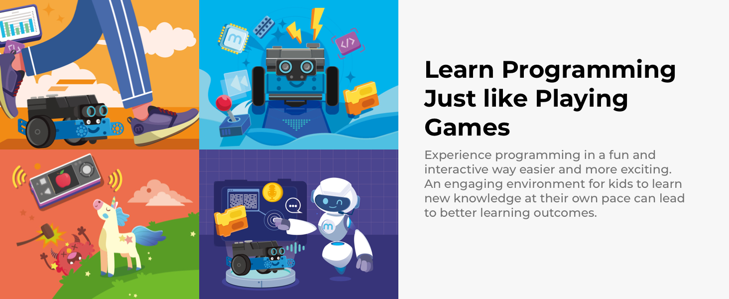 Amazon.com: Coding for Kids with mBot Neo, Makeblock Scratch Coding Box ...