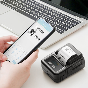 Phomemo M120 Label Maker- Barcode Printer Bluetooth Thermal Label Maker Machine 2 Inch 50mm ...