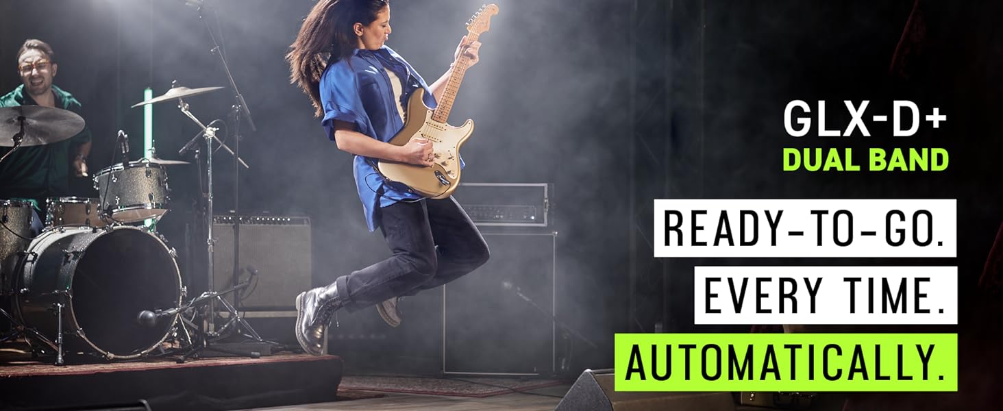 Shure GLXD1+ Wireless Bodypack Transmitter with Reversible Belt Clip and SB904 Battery (12-Hour ...