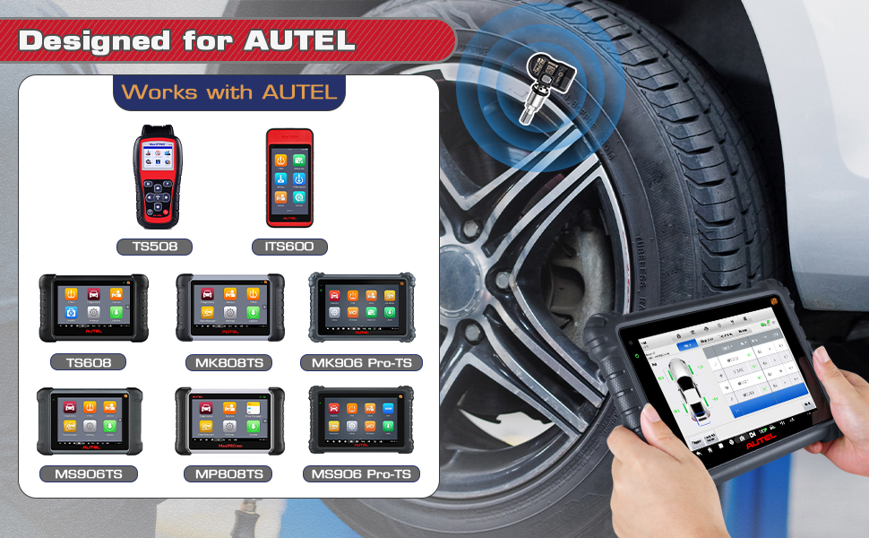 Autel Dual-Frequency Universal TPMS MX Sensor with Metal Stem