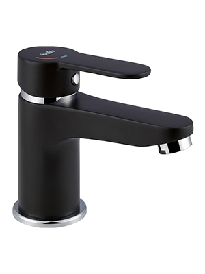baliv Waschtischarmatur WT-5891 Schwarz-Matt Einhebelmischer | Wasserhahn Bad mit Pop-Up Ventil ...