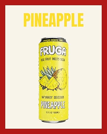 Amazon.com : FRUGA Mango Prebiotic Soda Drink Sparkling Fruit Soda | Low Calorie, Healthy Soda ...