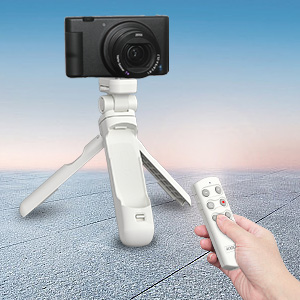 Amazon.com: Wireless Camera Remote Control Shooting Grip and Tripod (White) with Remote Shutter ...