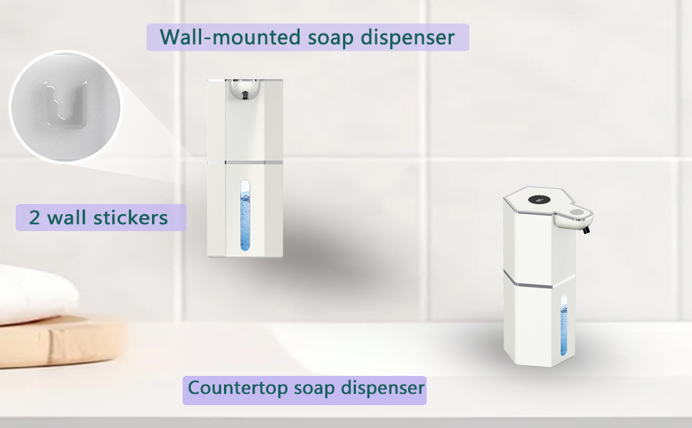 Amazon.com: Automatic Soap Dispenser Touchless Foaming: Rechargeable Soap Dispenser Foam Wall ...