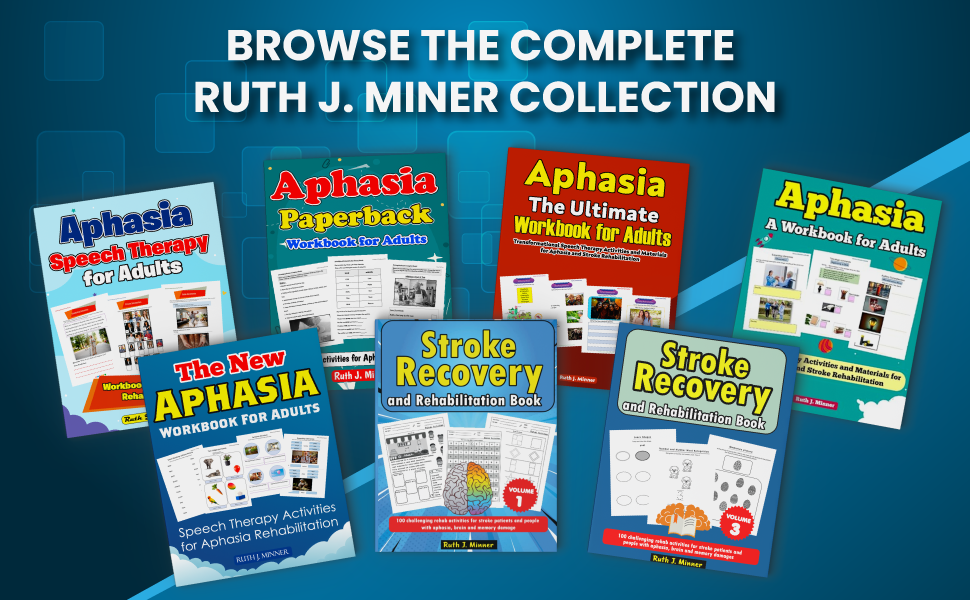 The New Aphasia Workbook For Adults: Speech Therapy Activities for ...