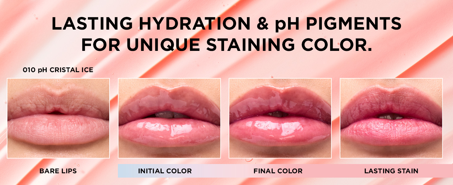 Amazon.com: L'Oreal Paris Plump Ambition pH Hyaluron Lip Oil, Color Shifting Lip Tint with 24HR ...