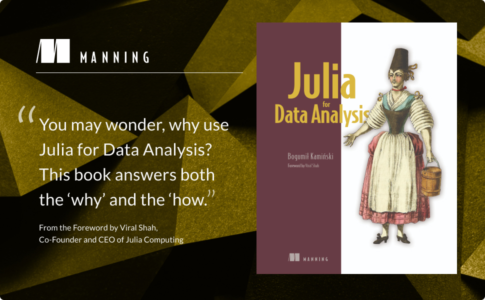 Julia for Data Analysis: Kaminski, Bogumil: 9781633439368: Books ...